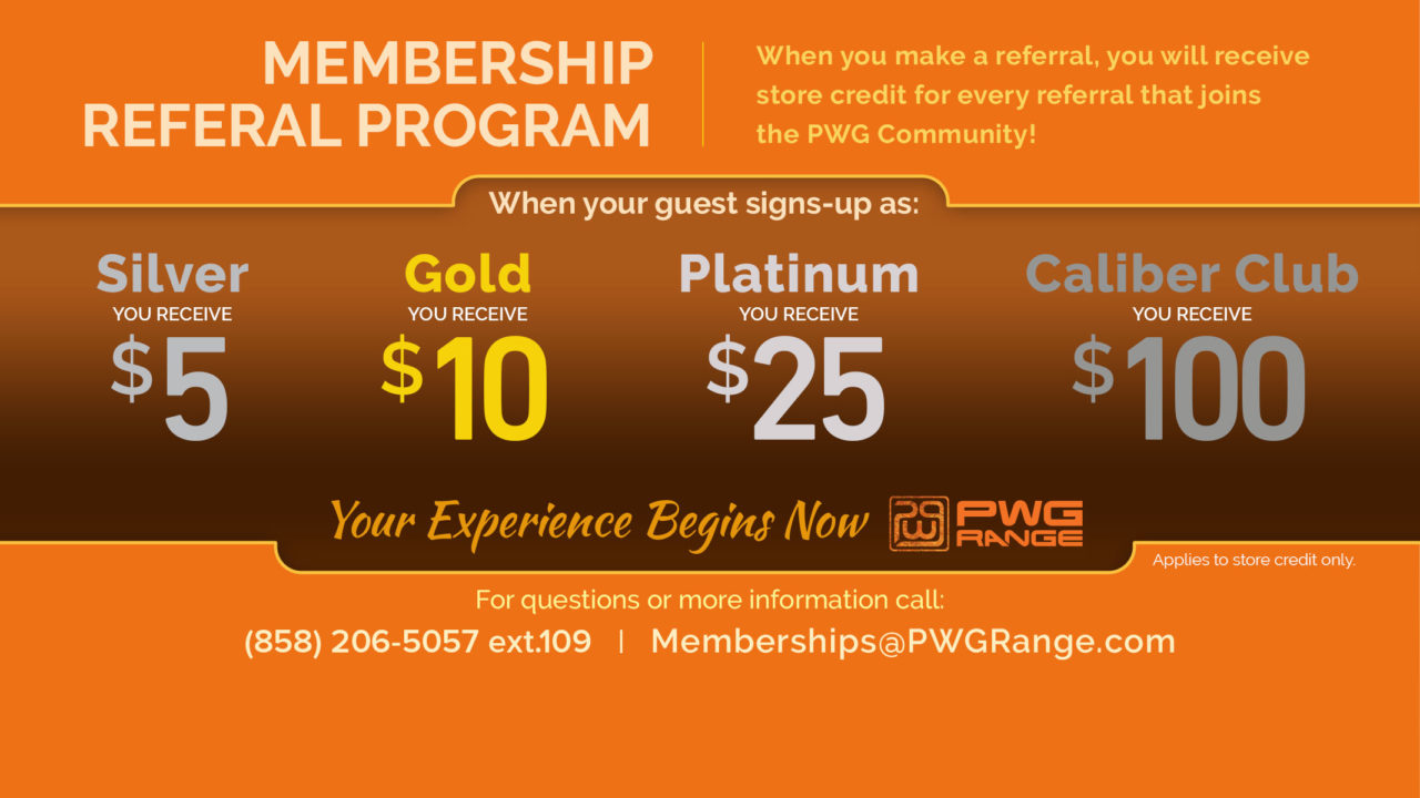 Poway Gun Range | Monthly and Annual Memberships Available